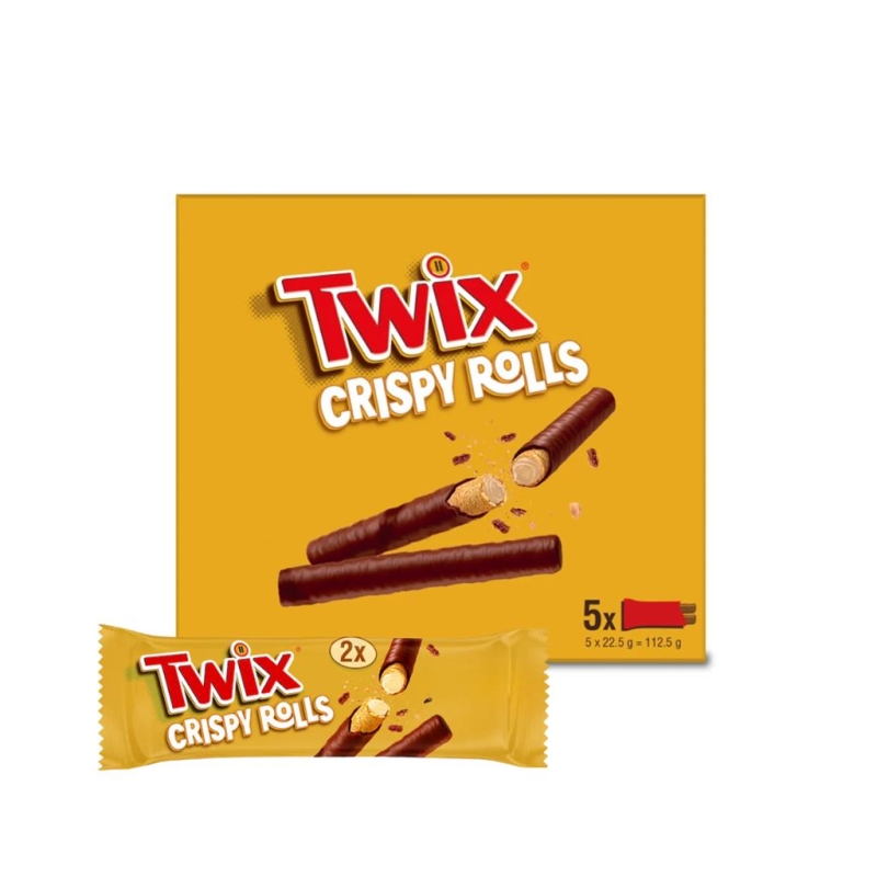 Koop Twix Crispy Rolls | Barbarich Snoepwinkel België
